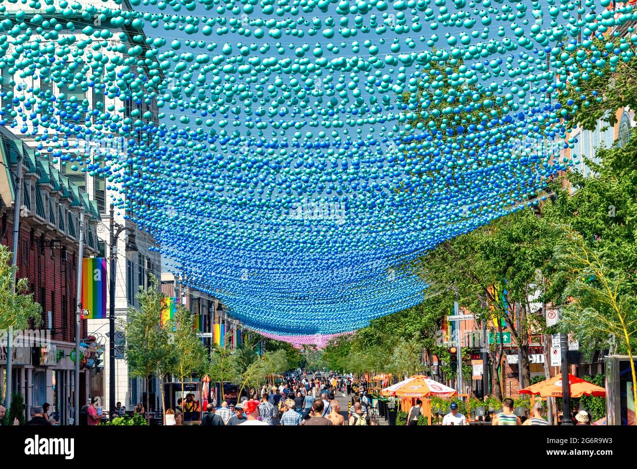 Montreal Gay Village, Canada Stock Photo - Alamy