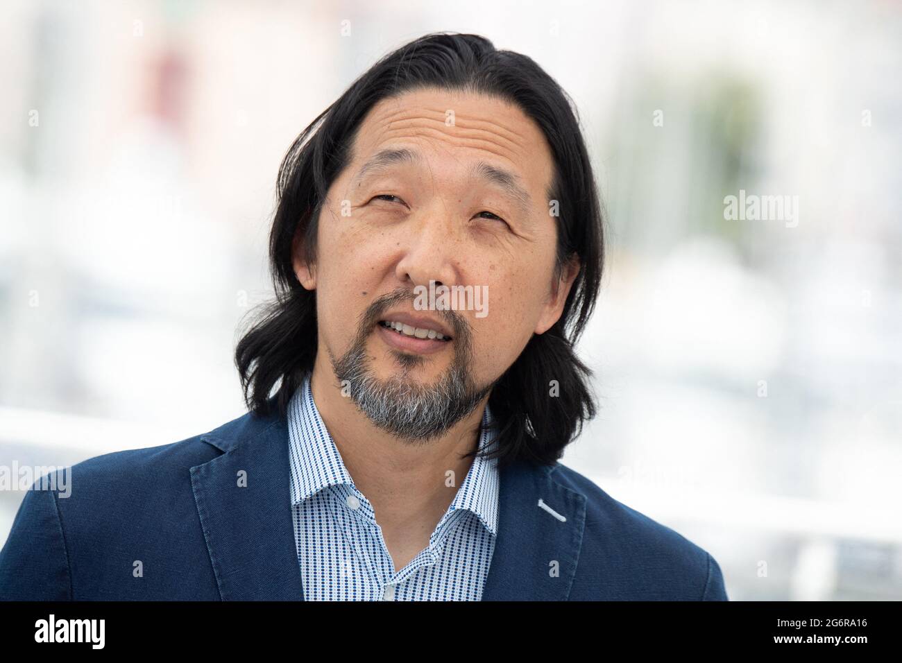Cannes, France. 8th July 2021. Director Kogonada attends the After Yang ...
