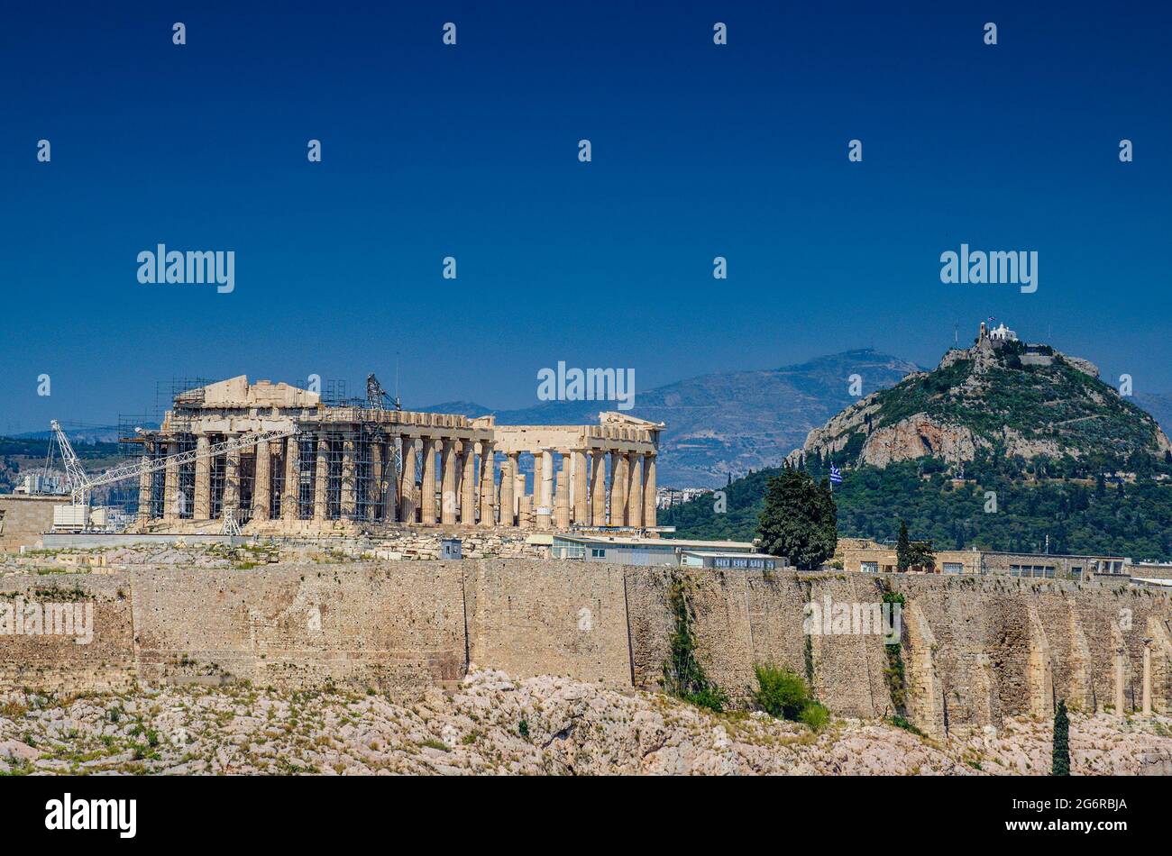 Iconic view of the Acropolis of Athens, Greece Stock Photo - Alamy