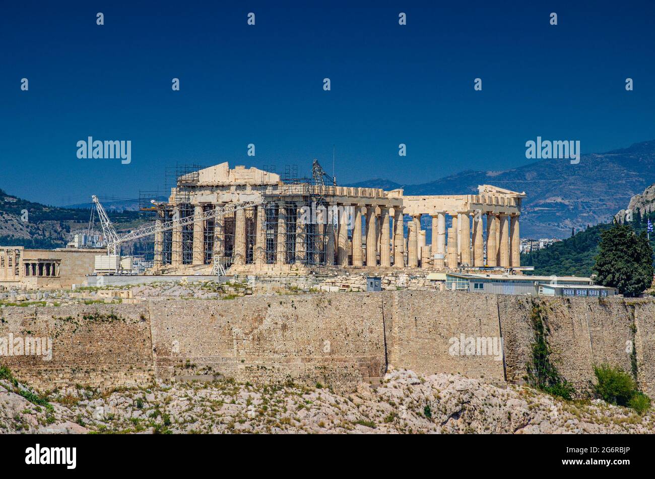 Iconic view of the Acropolis of Athens, Greece Stock Photo - Alamy