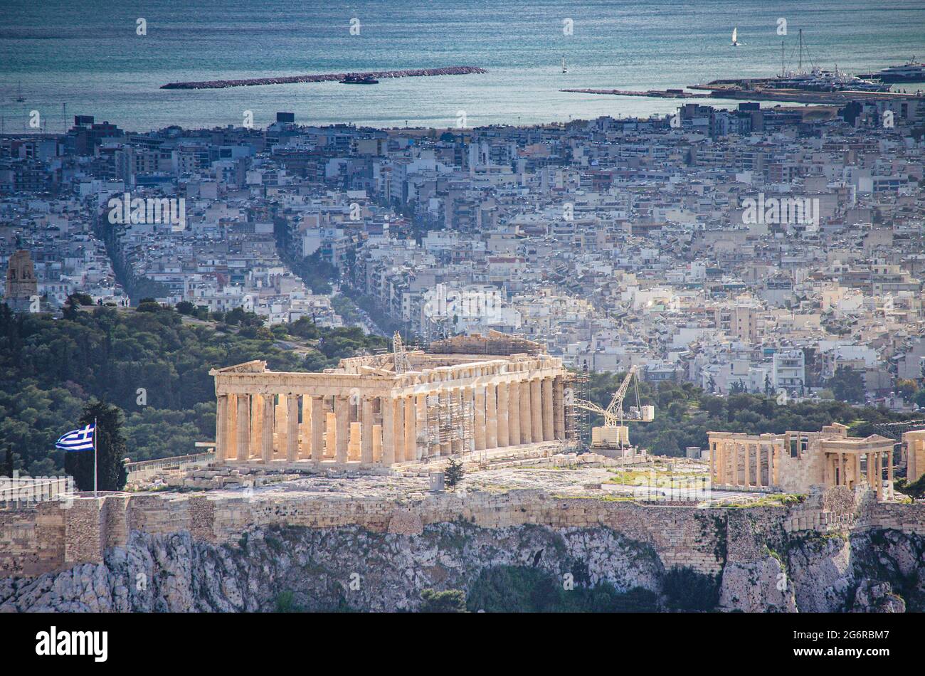 Iconic view of the Acropolis of Athens, Greece Stock Photo - Alamy