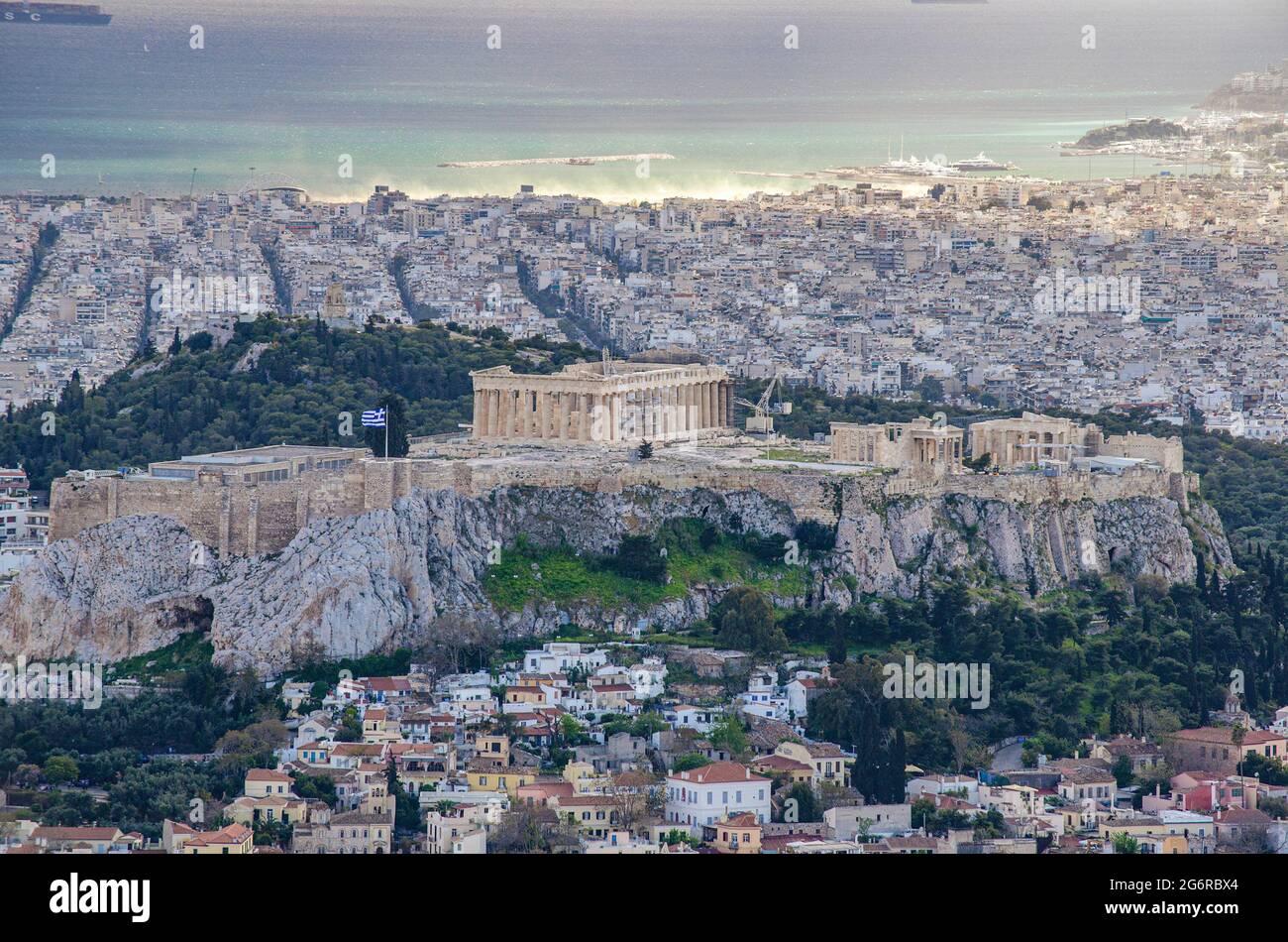 Iconic view of the Acropolis of Athens, Greece Stock Photo - Alamy