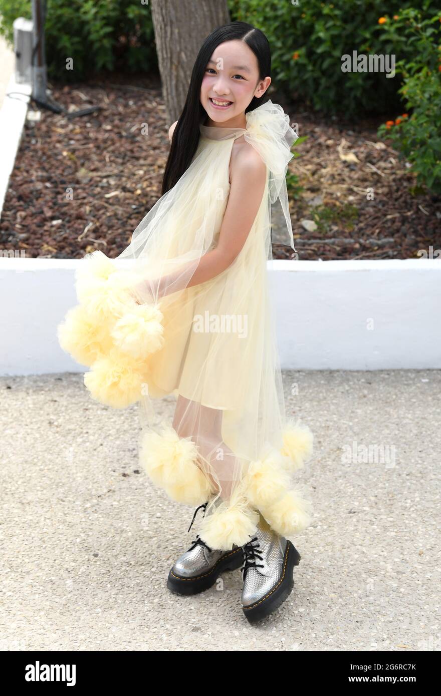 Cannes, France, 8 July 2021 Malea Emma Tjandrawidjaja attending the ...