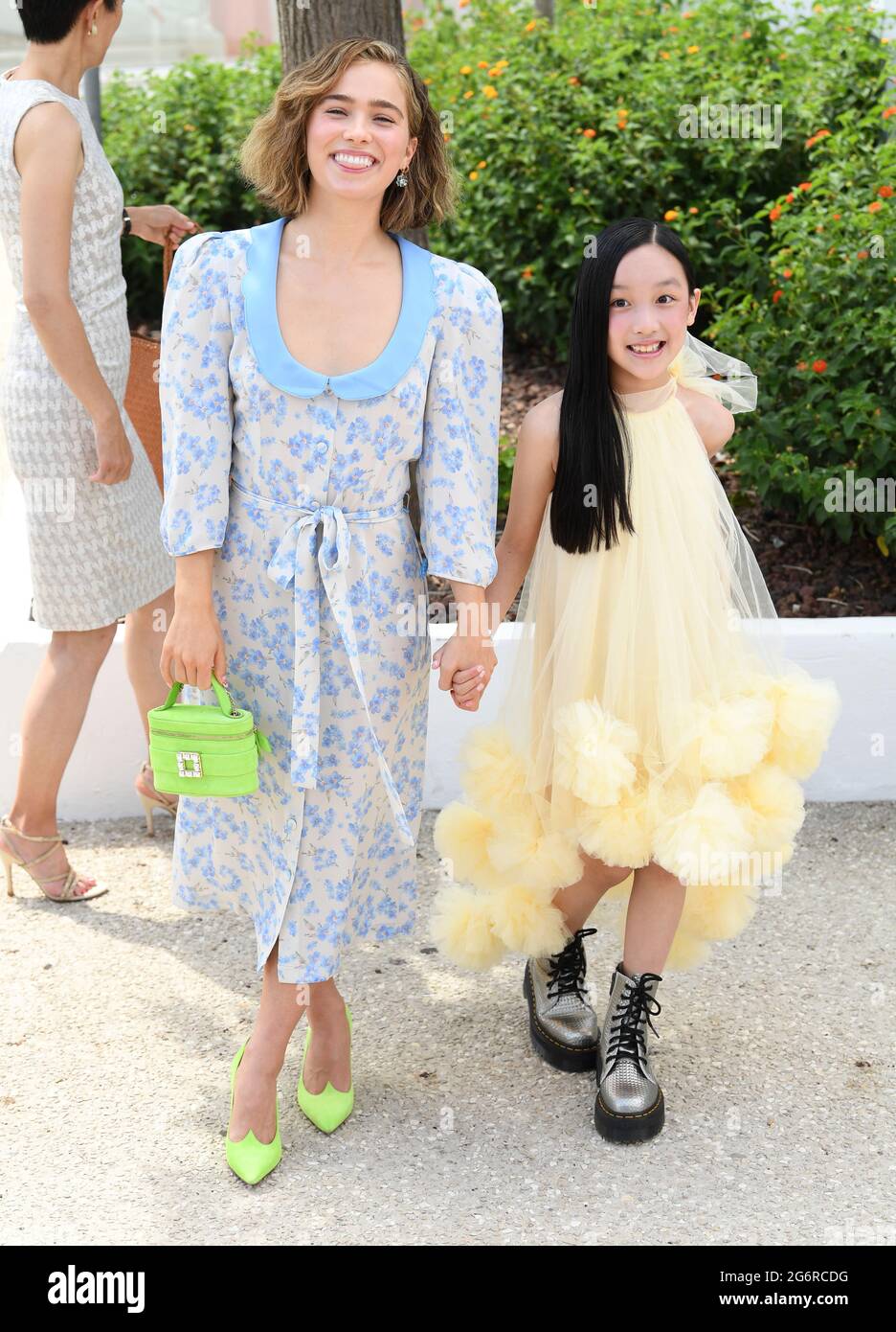 Cannes, France, 8 July 2021 Haley Lu Richardson and Jodie Turner-Smith ...