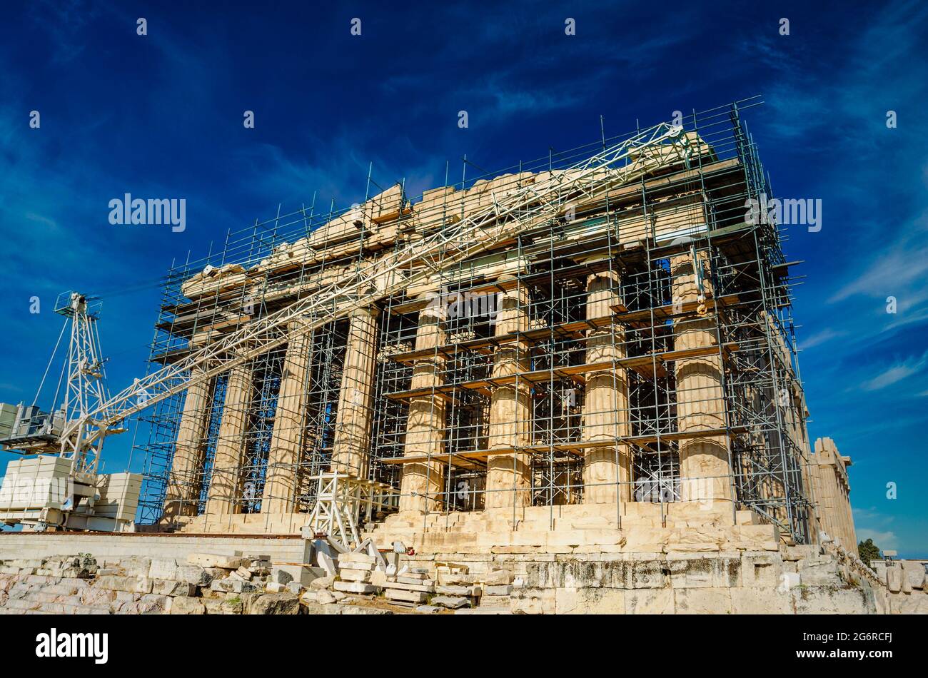 Iconic view of the Acropolis of Athens, Greece Stock Photo - Alamy
