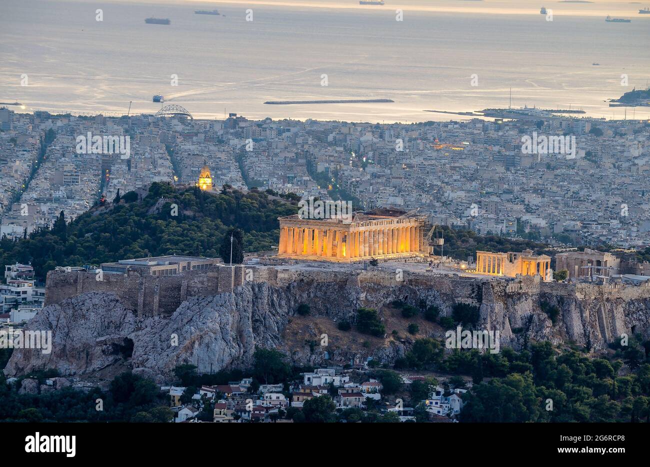 Iconic view of the Acropolis of Athens, Greece Stock Photo - Alamy