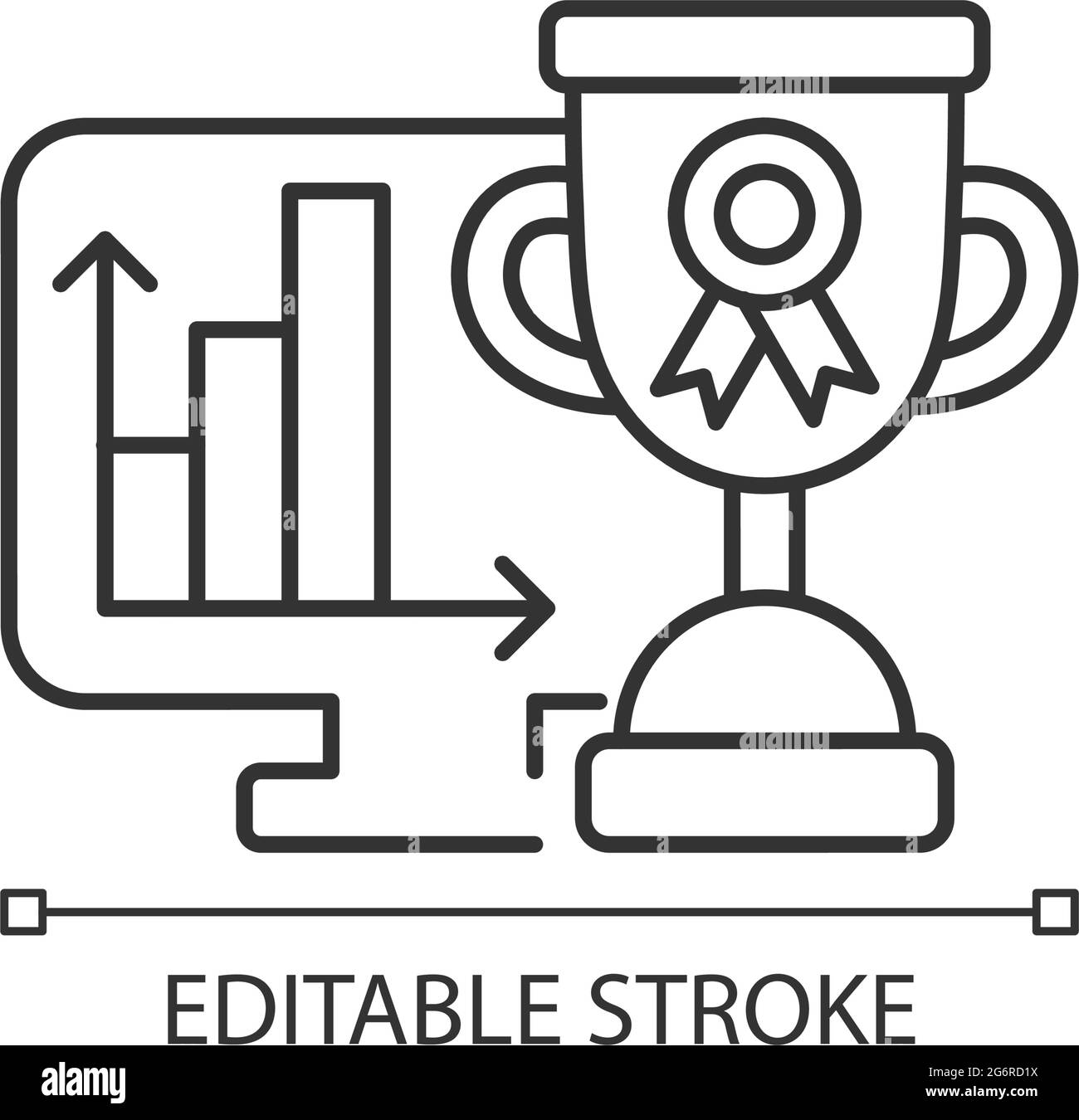 Performance evaluation linear icon Stock Vector Image & Art - Alamy