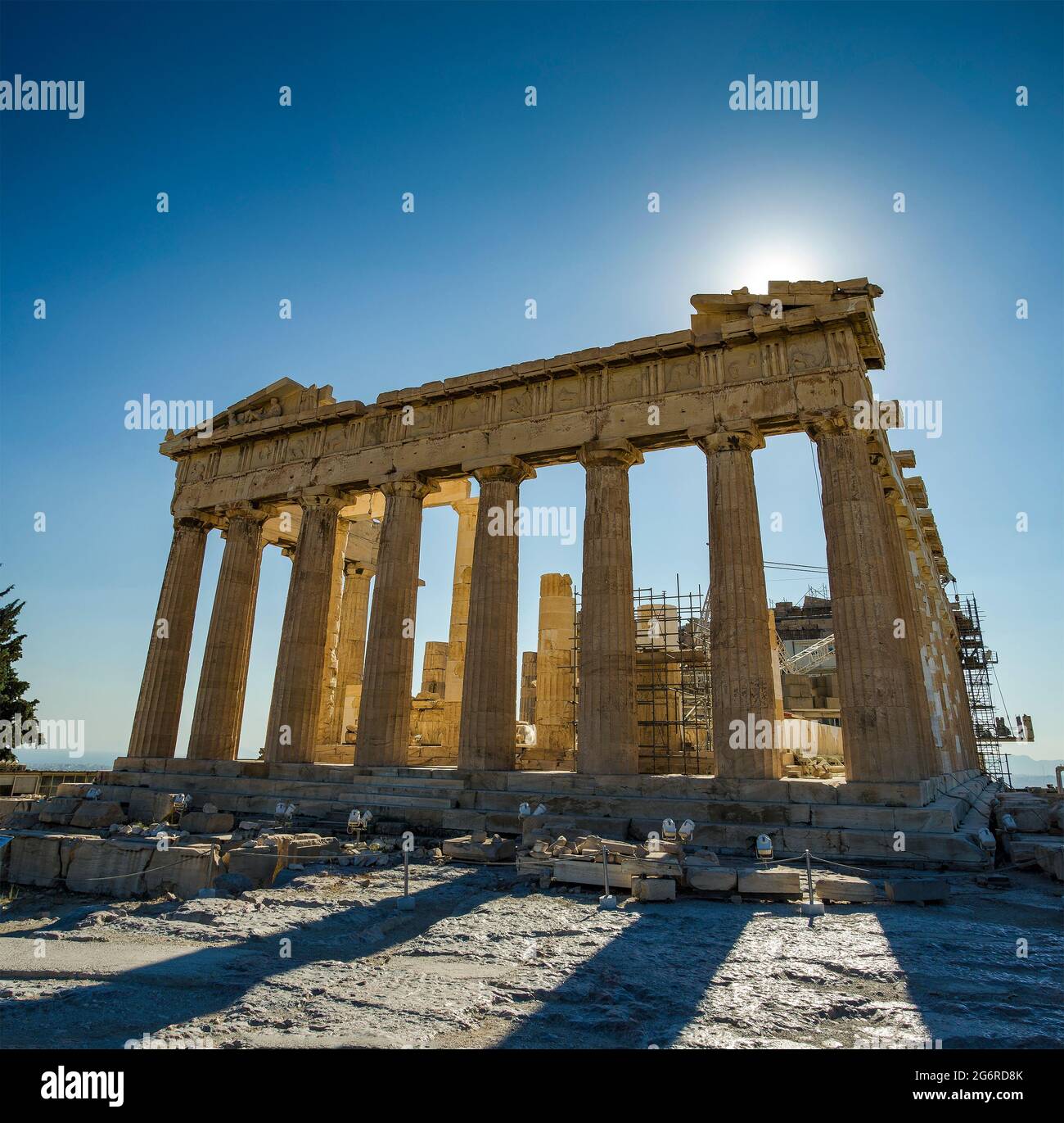 Iconic view of the Acropolis of Athens, Greece Stock Photo - Alamy