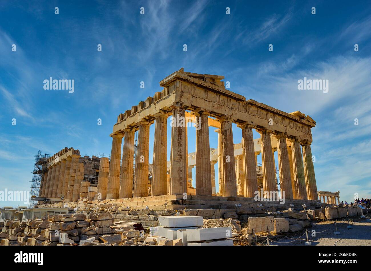 Iconic view of the Acropolis of Athens, Greece Stock Photo - Alamy