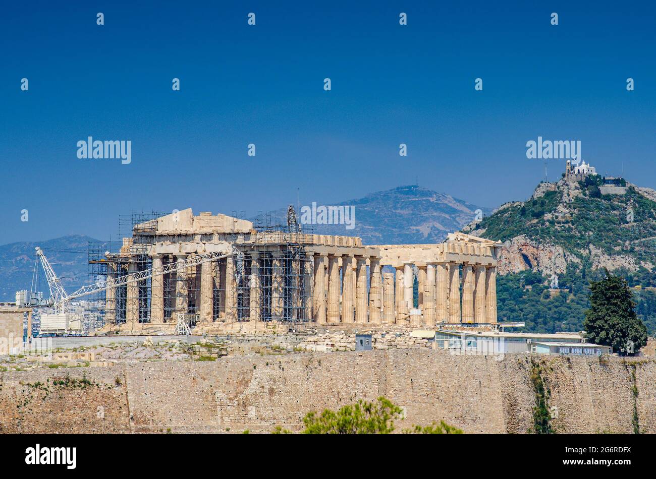 Iconic view of the Acropolis of Athens, Greece Stock Photo - Alamy