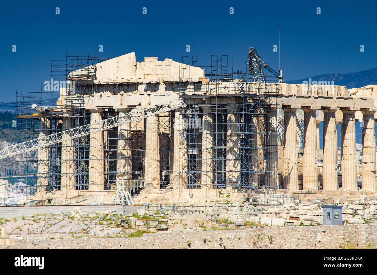 Iconic view of the Acropolis of Athens, Greece Stock Photo - Alamy