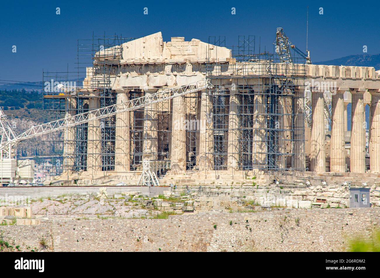 Iconic view of the Acropolis of Athens, Greece Stock Photo - Alamy