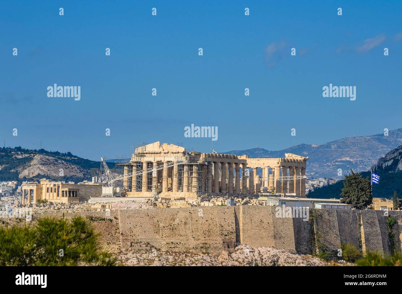 Iconic view of the Acropolis of Athens, Greece Stock Photo - Alamy