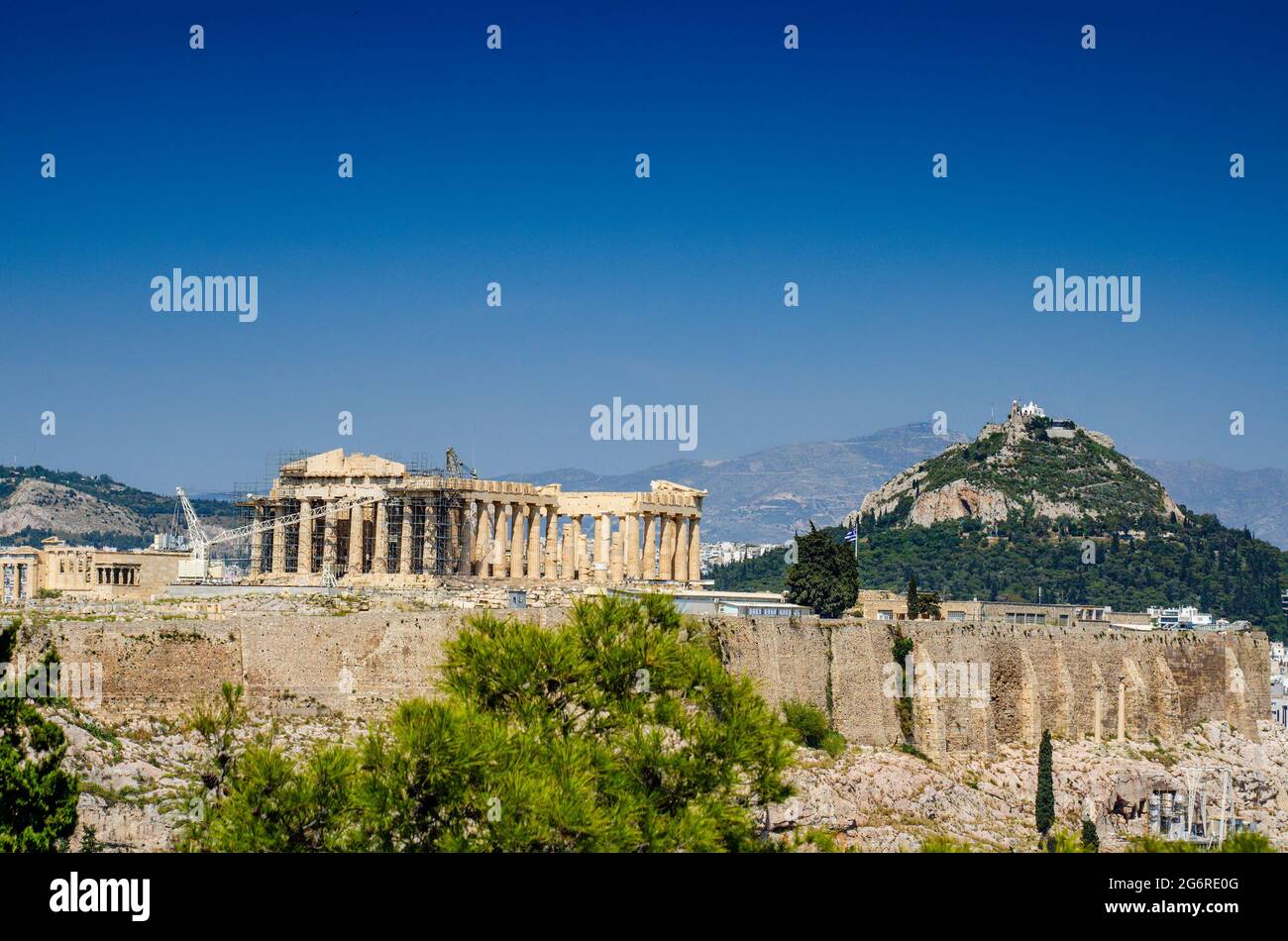 Iconic view of the Acropolis of Athens, Greece Stock Photo - Alamy
