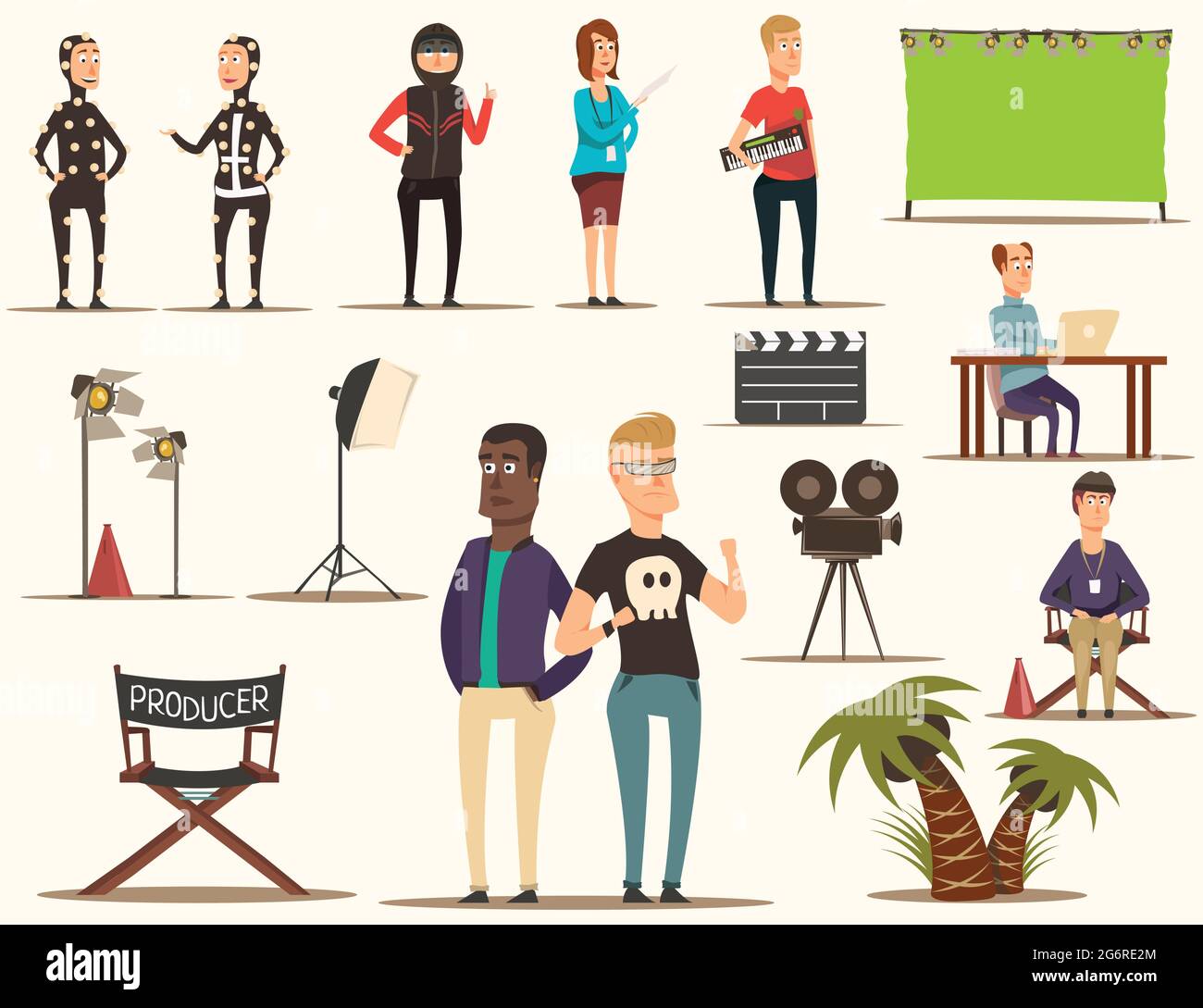 Filmmaking Vector Vectors High Resolution Stock Photography and Images ...