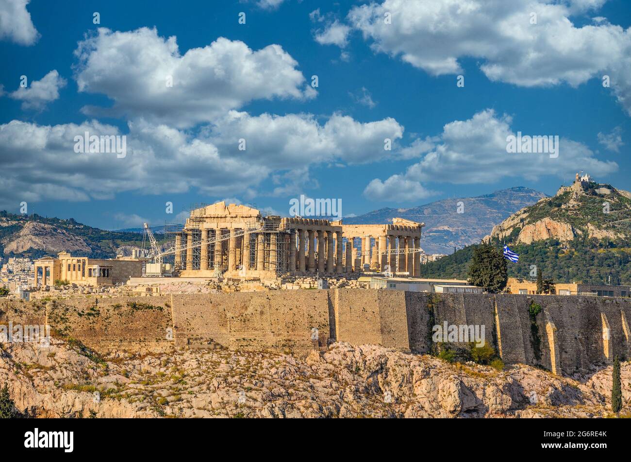 Iconic view of the Acropolis of Athens, Greece Stock Photo - Alamy