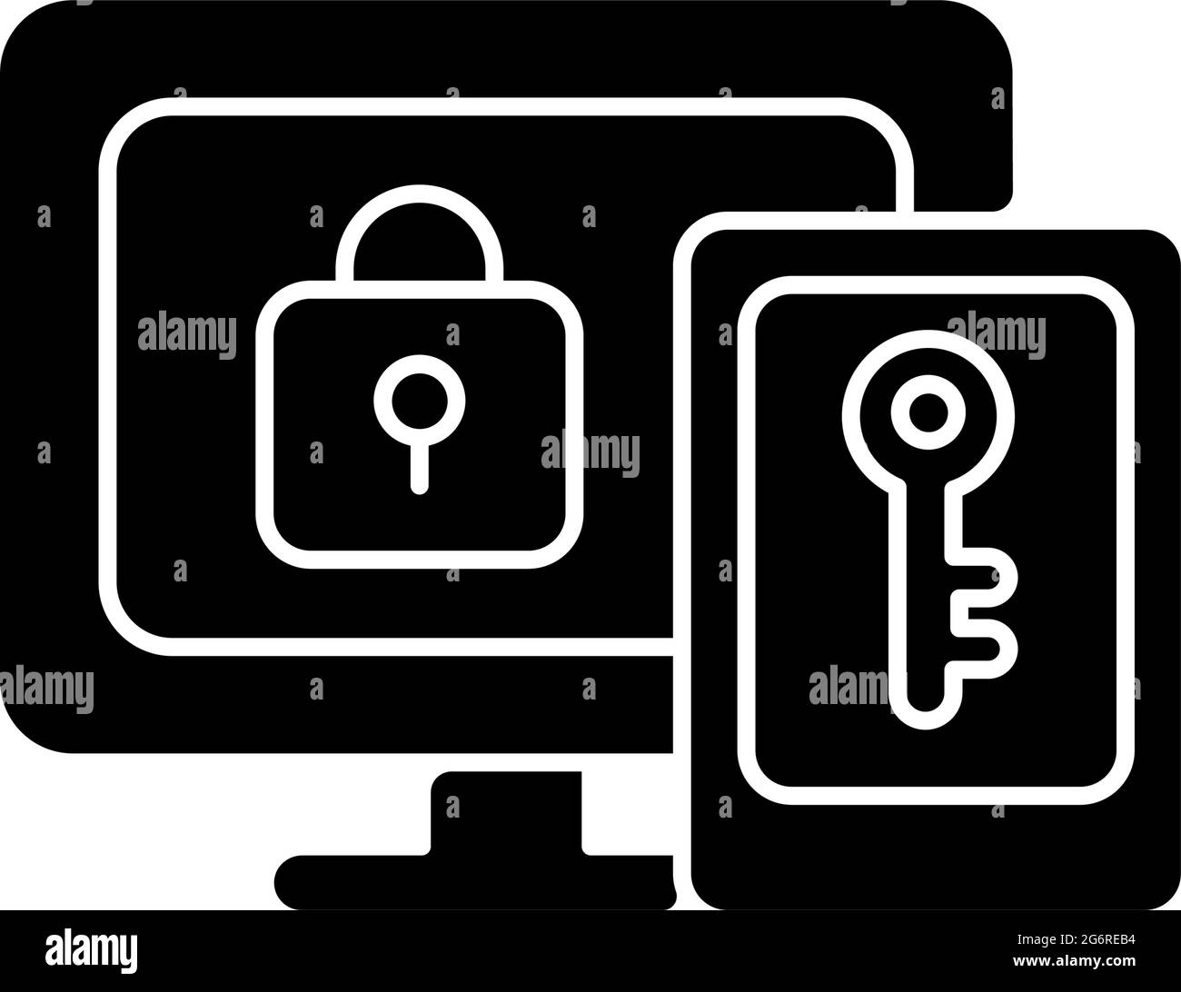 Multi-factor authentication black glyph icon Stock Vector Image & Art ... Multi-factor authentication black glyph icon Stock Vector Image & Art ...