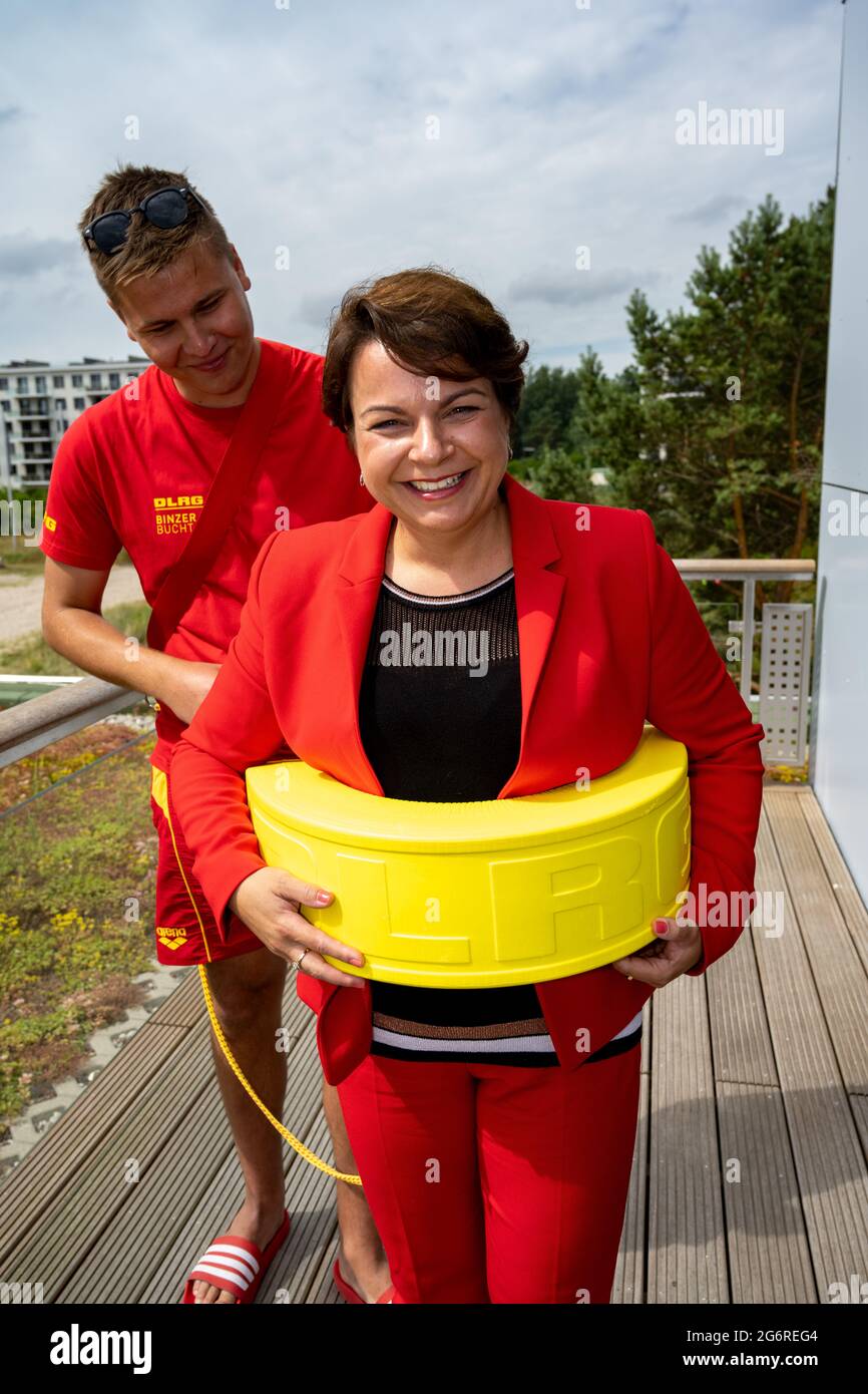 08 July 2021, Mecklenburg-Western Pomerania, Prora: Stefanie Drese (SPD ...