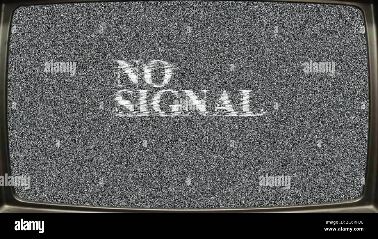 3d illustration - No signal, bad message, pixel error Stock Photo - Alamy