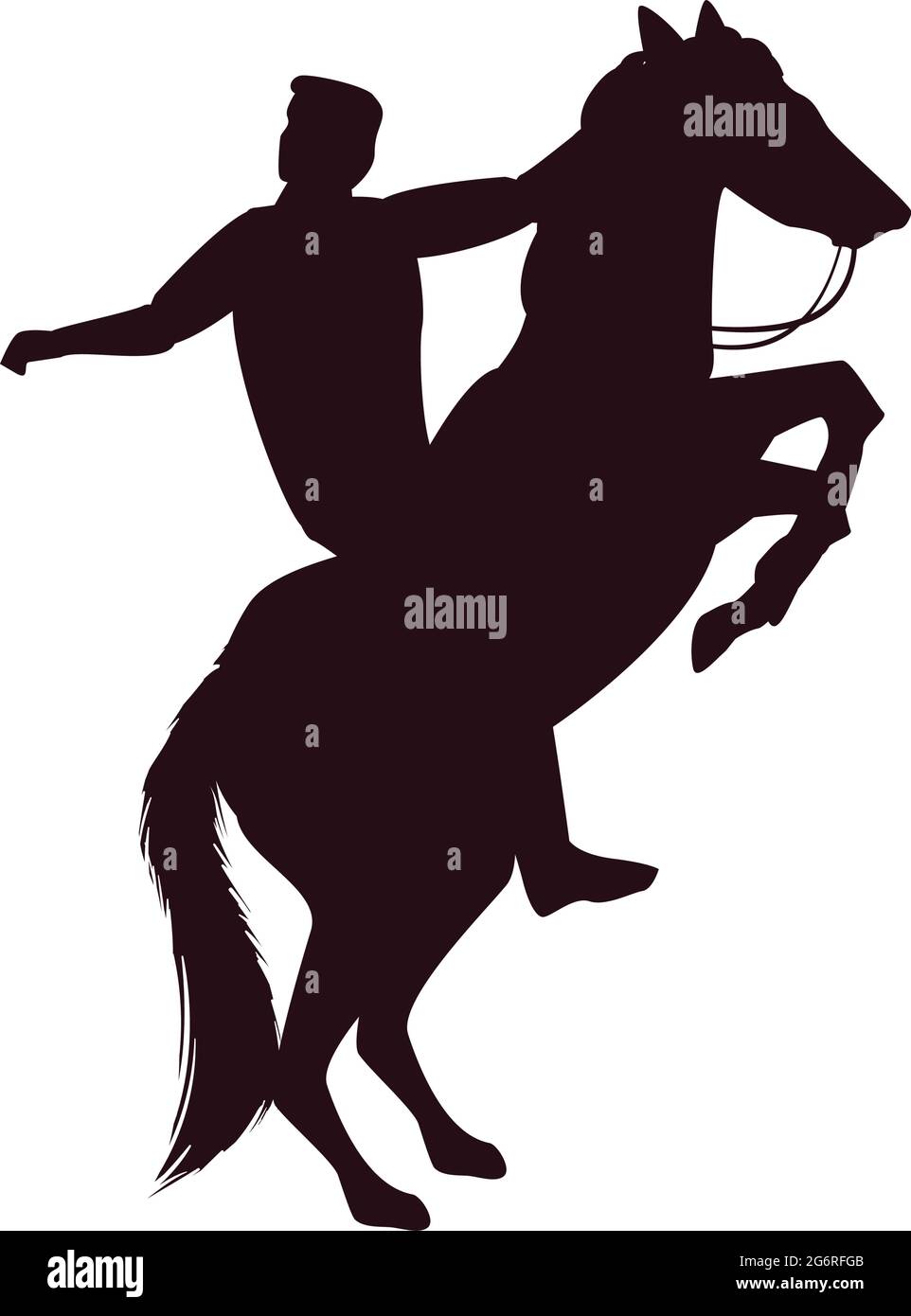 Rider galop horse Stock Vector Images - Alamy