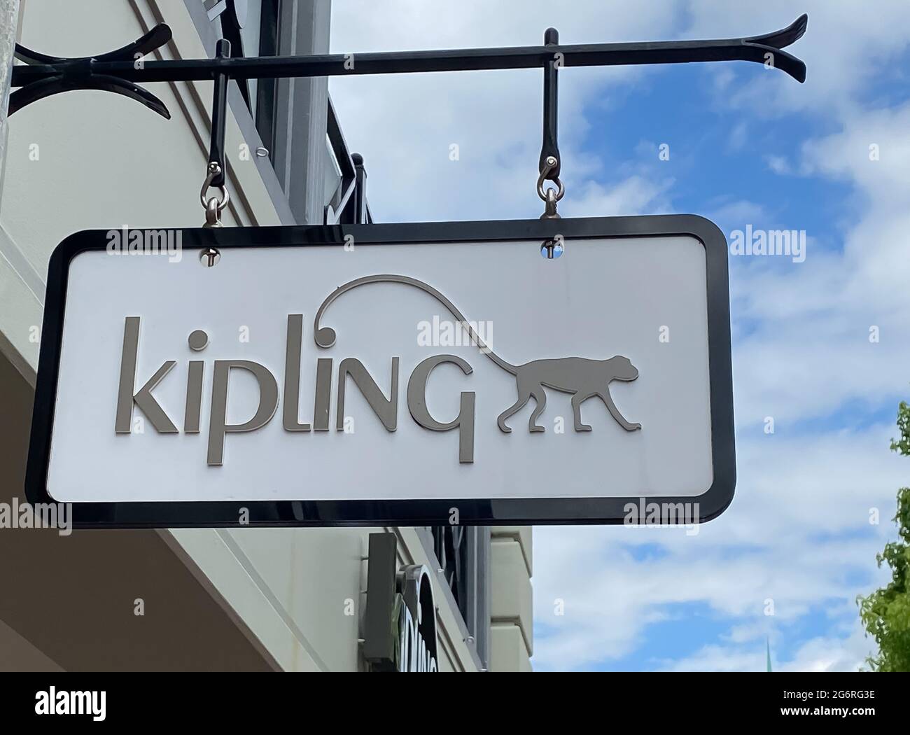 Roermond, Netherlands - July 1. 2021: View on store facade with logo ...