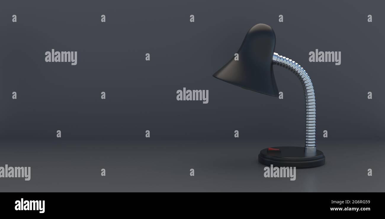 Dark study room lamp light hi-res stock photography and images - Alamy