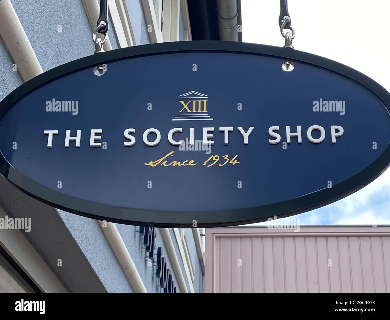 Roermond, Netherlands - July 1. 2021: View on store facade with logo ...