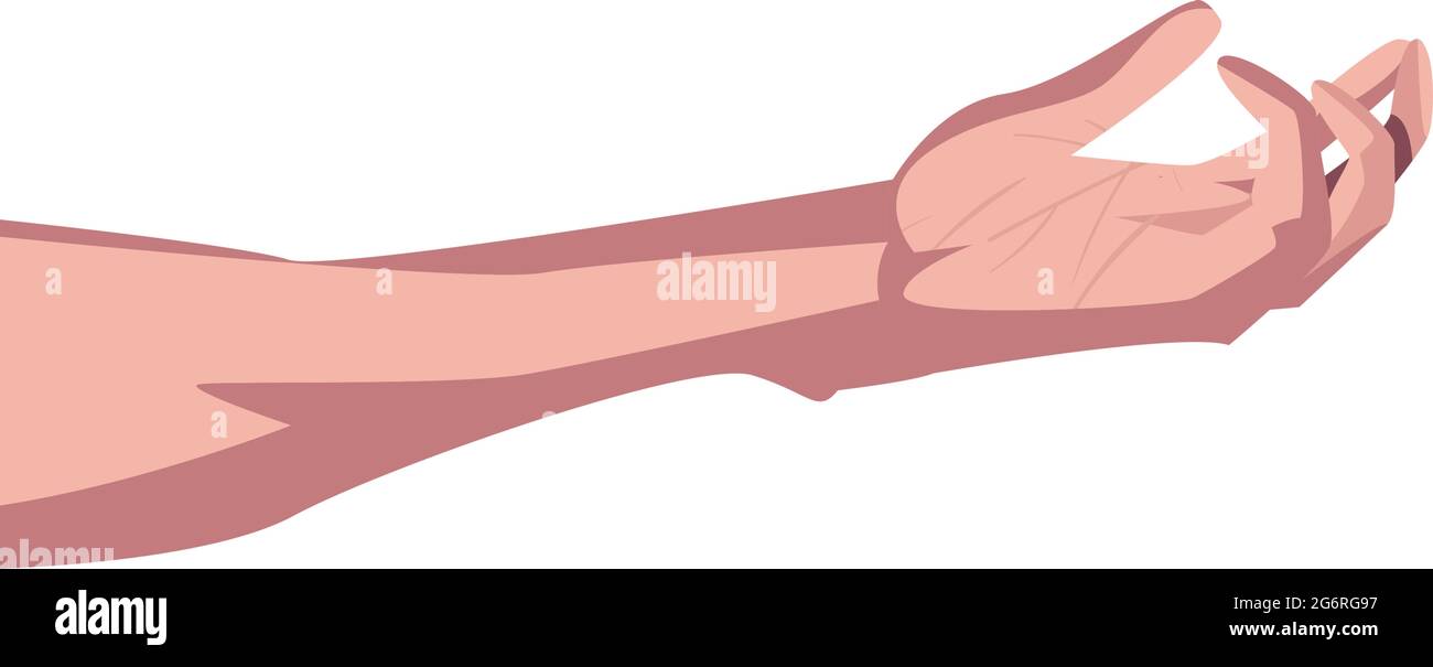left hand and arm isolated Stock Vector Image & Art - Alamy