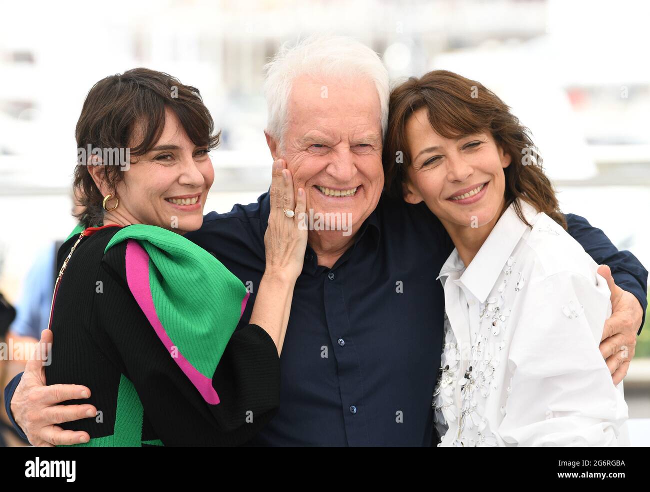 Cannes, France, 6 July 2021 G raldine Pailhas, Andr Dussollier and Sophie Marceau at the ...