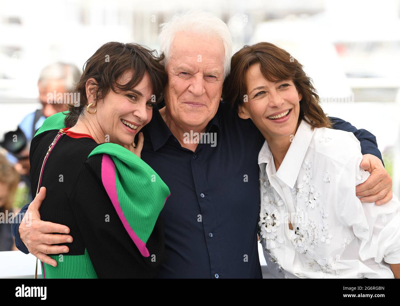 Cannes, France, 6 July 2021 G raldine Pailhas, Andr Dussollier and Sophie Marceau at the ...