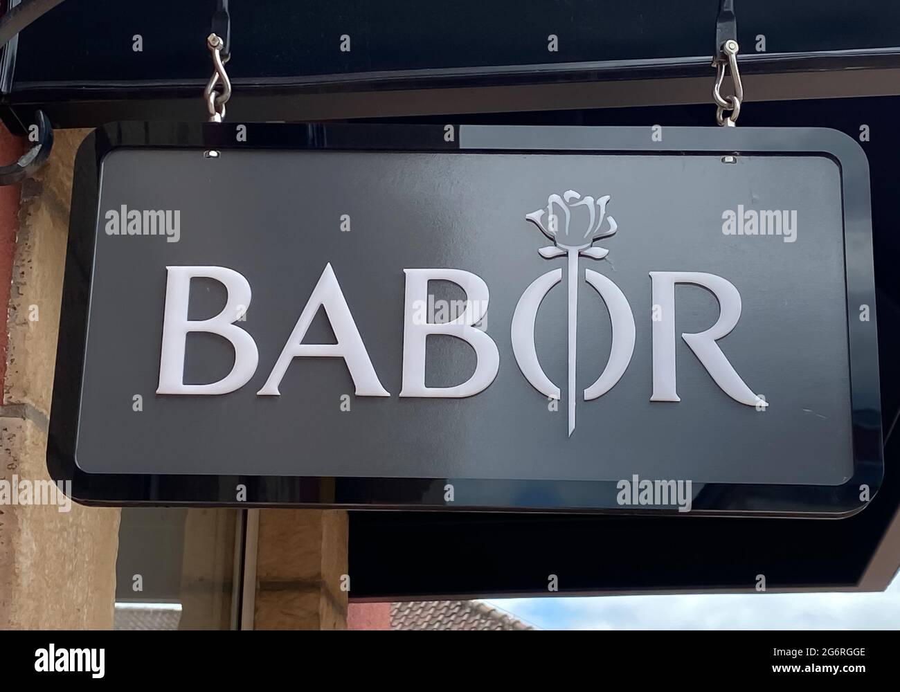 Roermond, Netherlands - July 1. 2021: View on store facade with logo ...