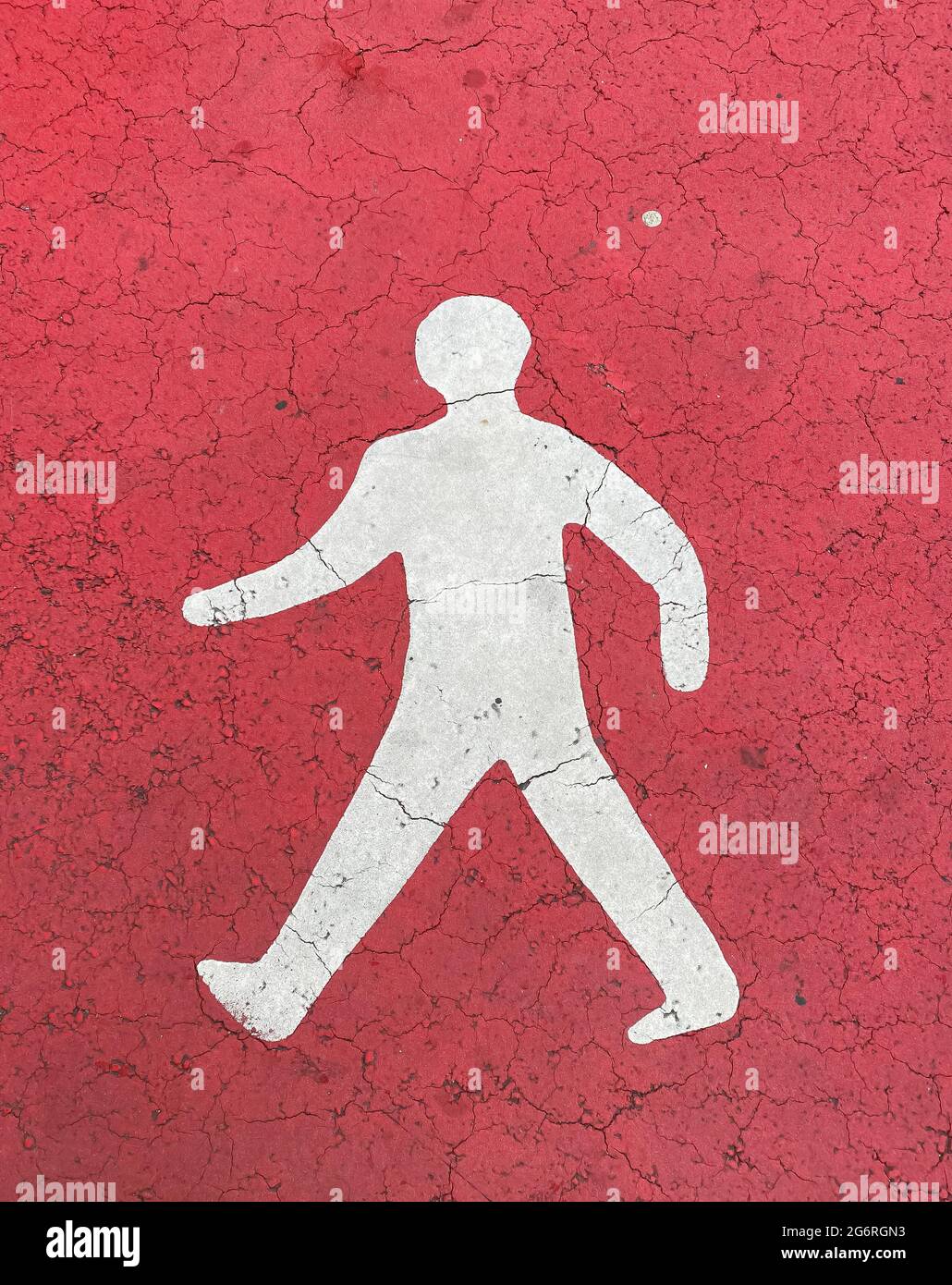 Pedestrian walkway sign man symbol hi-res stock photography and images ...