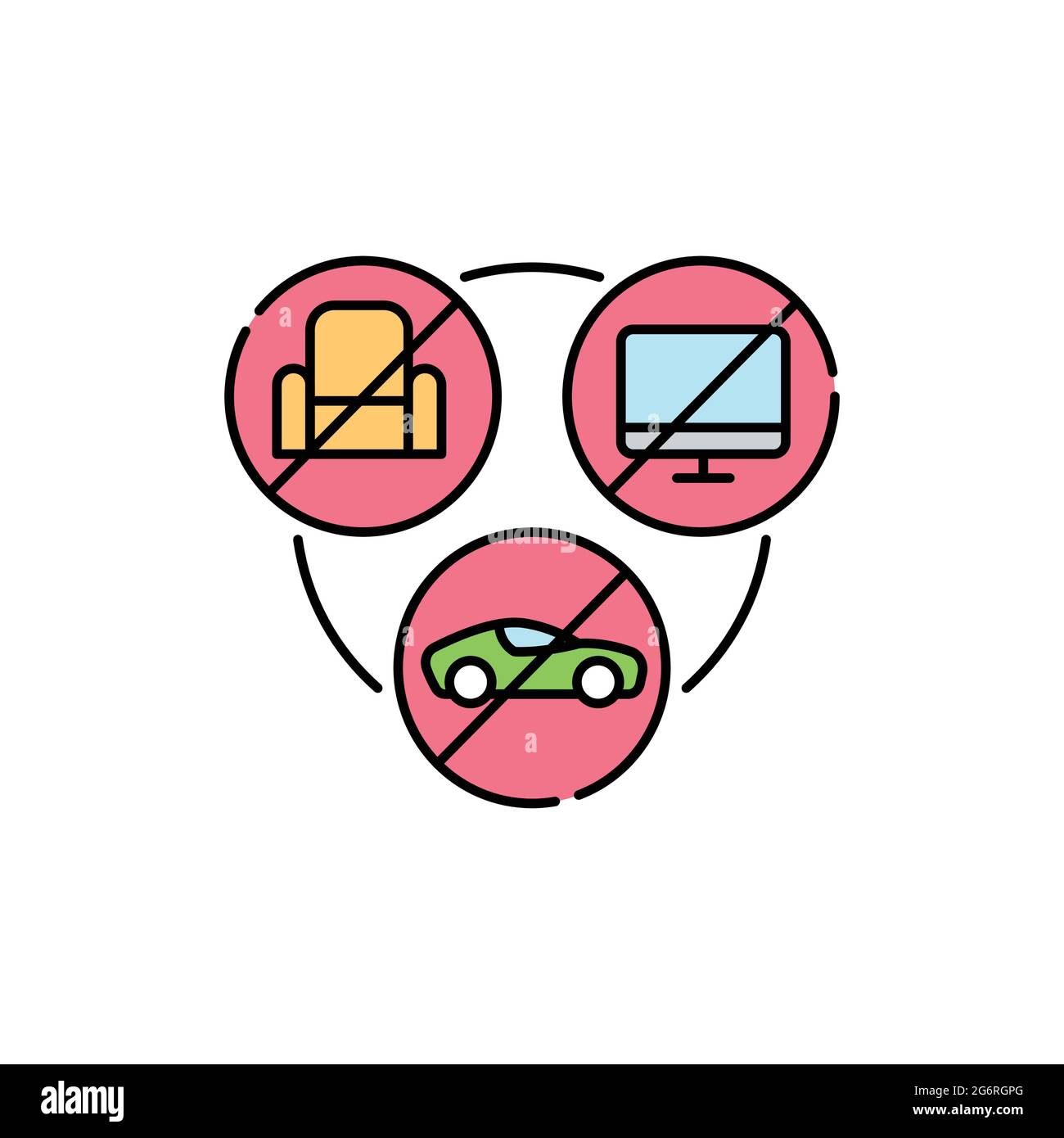 Living goals Stock Vector Images - Alamy