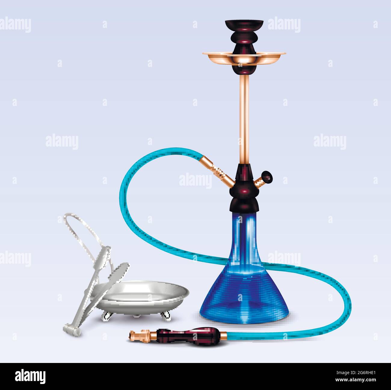 Hookah Waterpipe Stock Vector Images - Alamy