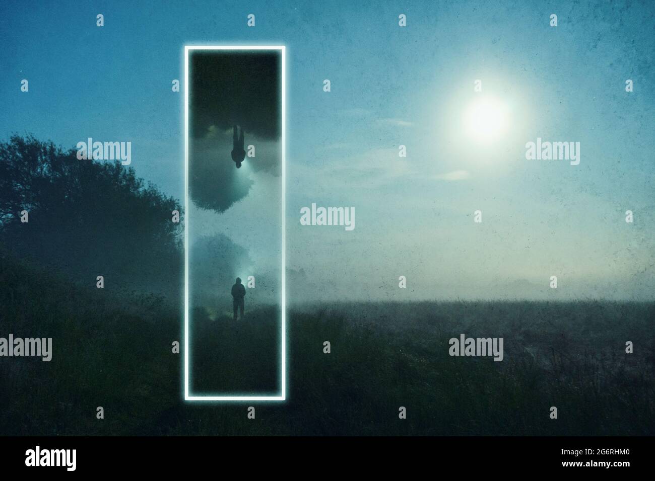 Reflection torch mirror hi-res stock photography and images - Alamy