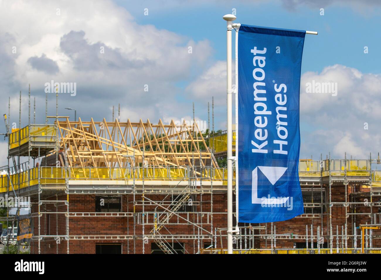 Stages of construction; Farington Mews large housing development Matrix ...