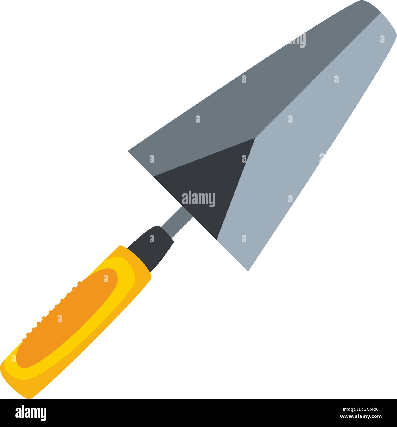 cement trowel construction tool isolated icon Stock Vector Image & Art ...