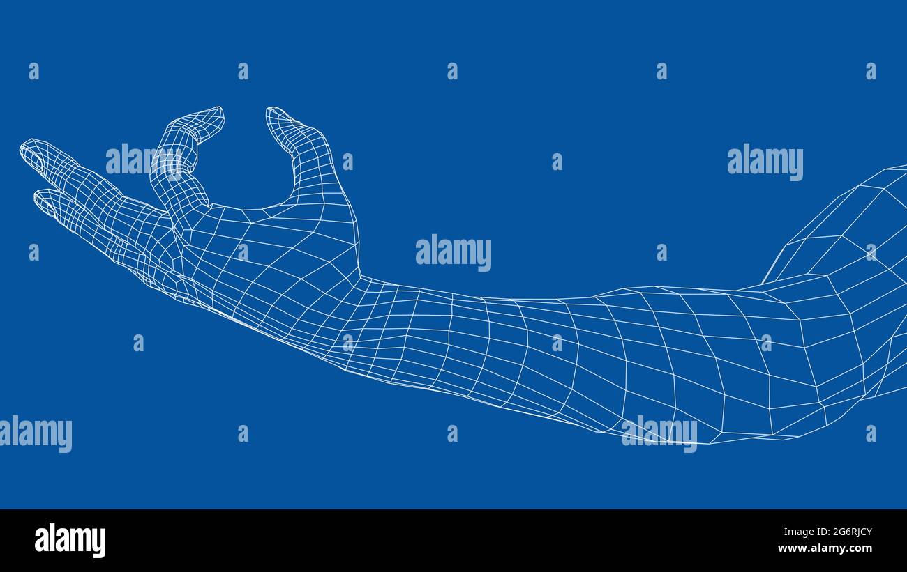 Hand hold some tiny or thin object. Vector Stock Vector Image & Art - Alamy