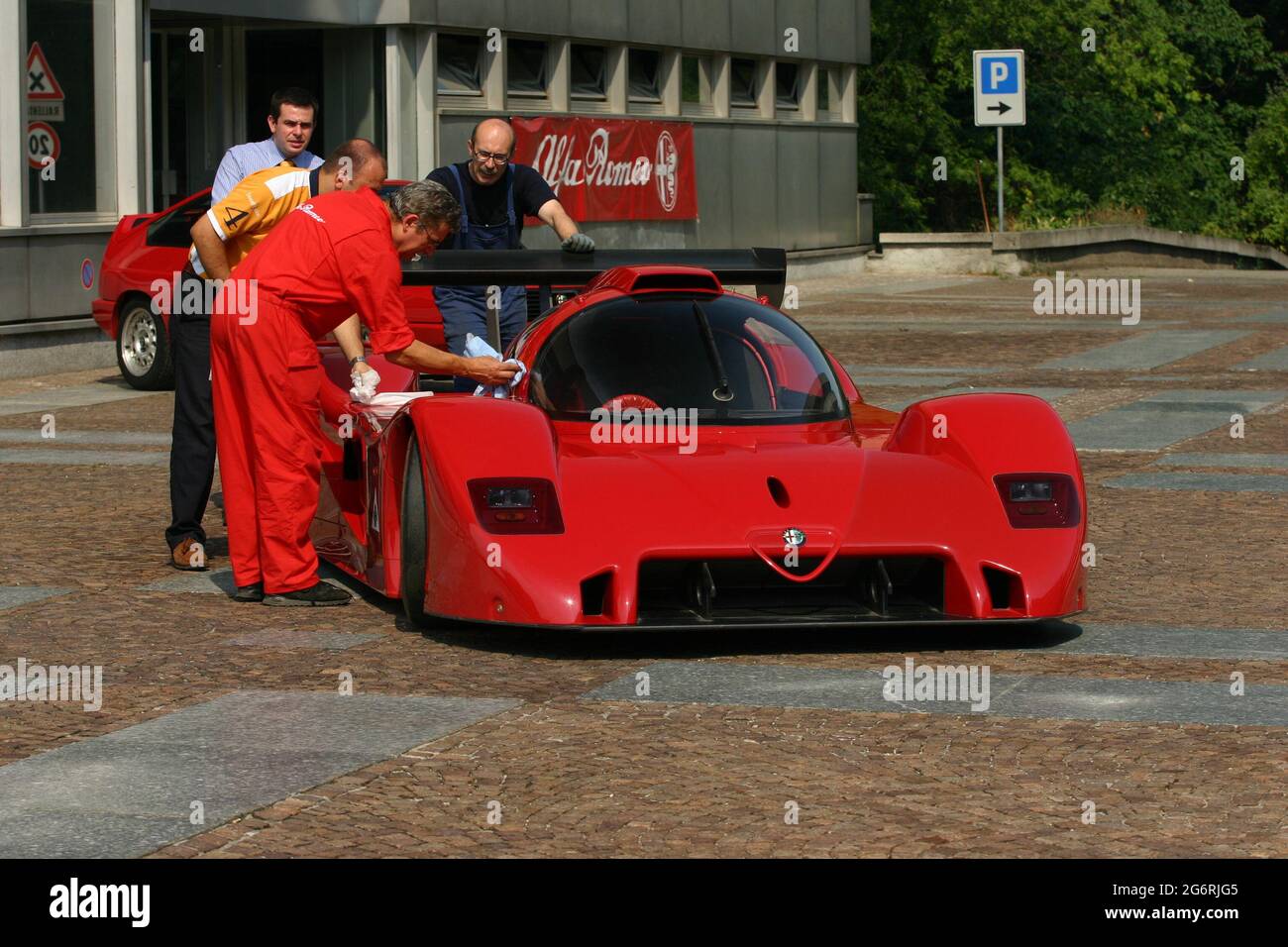 Alfa Romeo SE048, vettura destinata al Gruppo C. dotata di propulsore ...