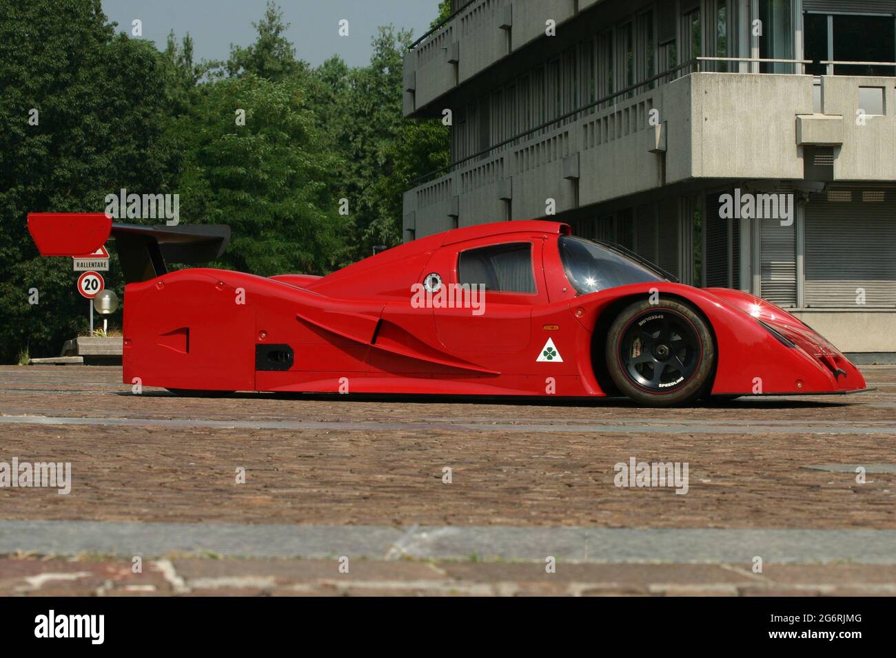 Alfa Romeo SE048, vettura destinata al Gruppo C. dotata di propulsore ...