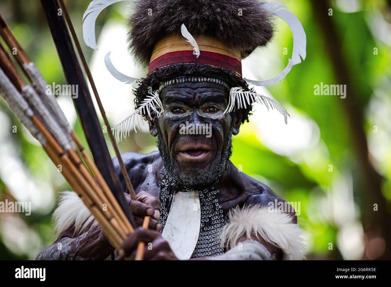 Dani tribe warriors hi-res stock photography and images - Alamy
