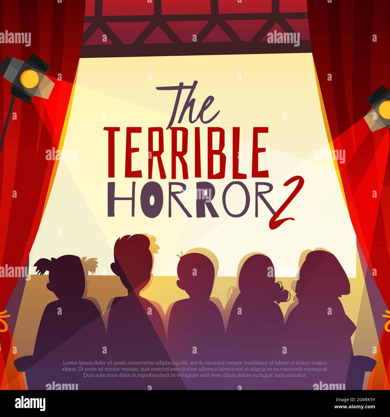 Cartoon Interior Auditorium High Resolution Stock Photography and ...