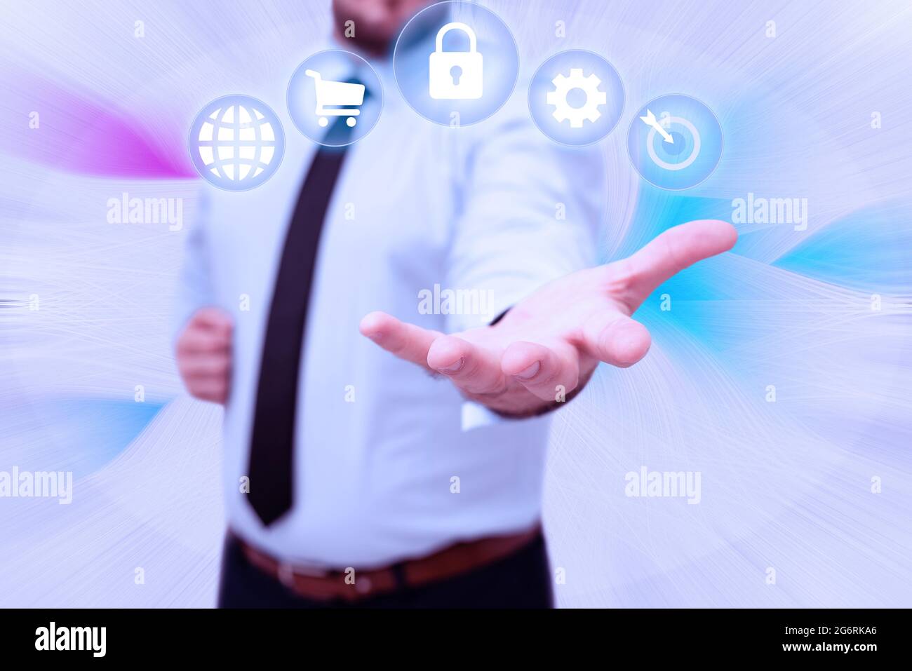 Man extending hand illustration hi-res stock photography and images - Alamy