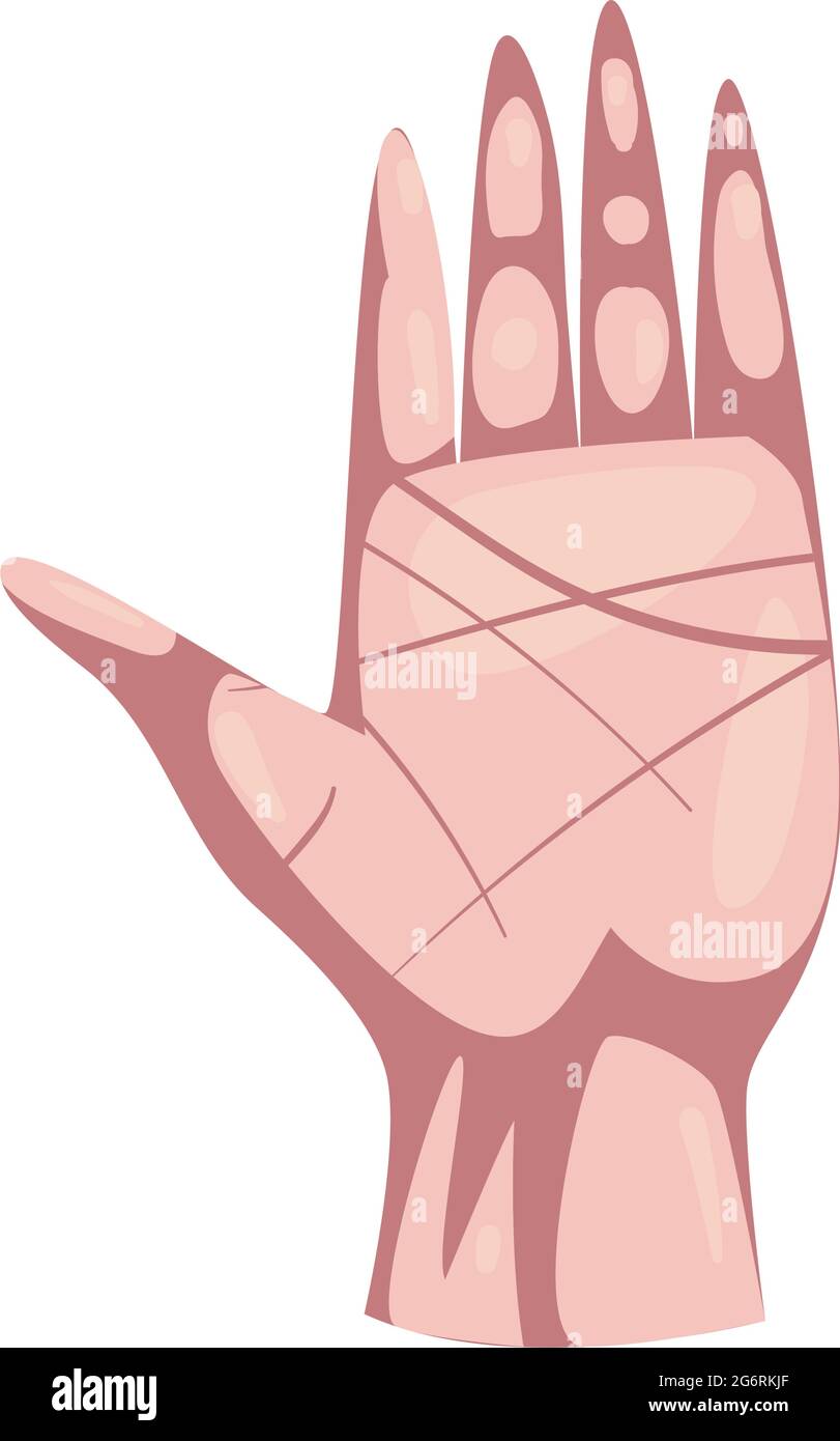 left hand indicating the stop signal Stock Vector Image & Art - Alamy