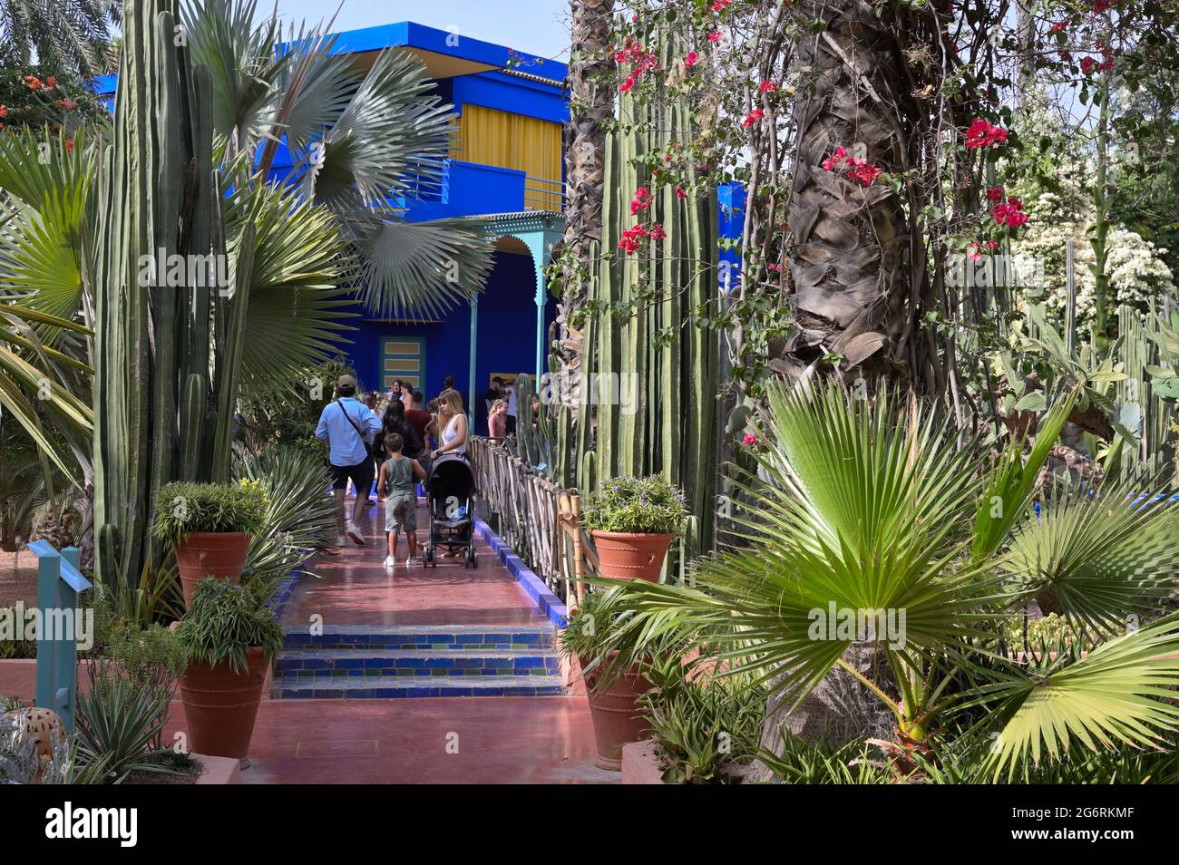 The YSL Museum and Majorelle Garden in Marrakesh, Morocco MA Stock ...
