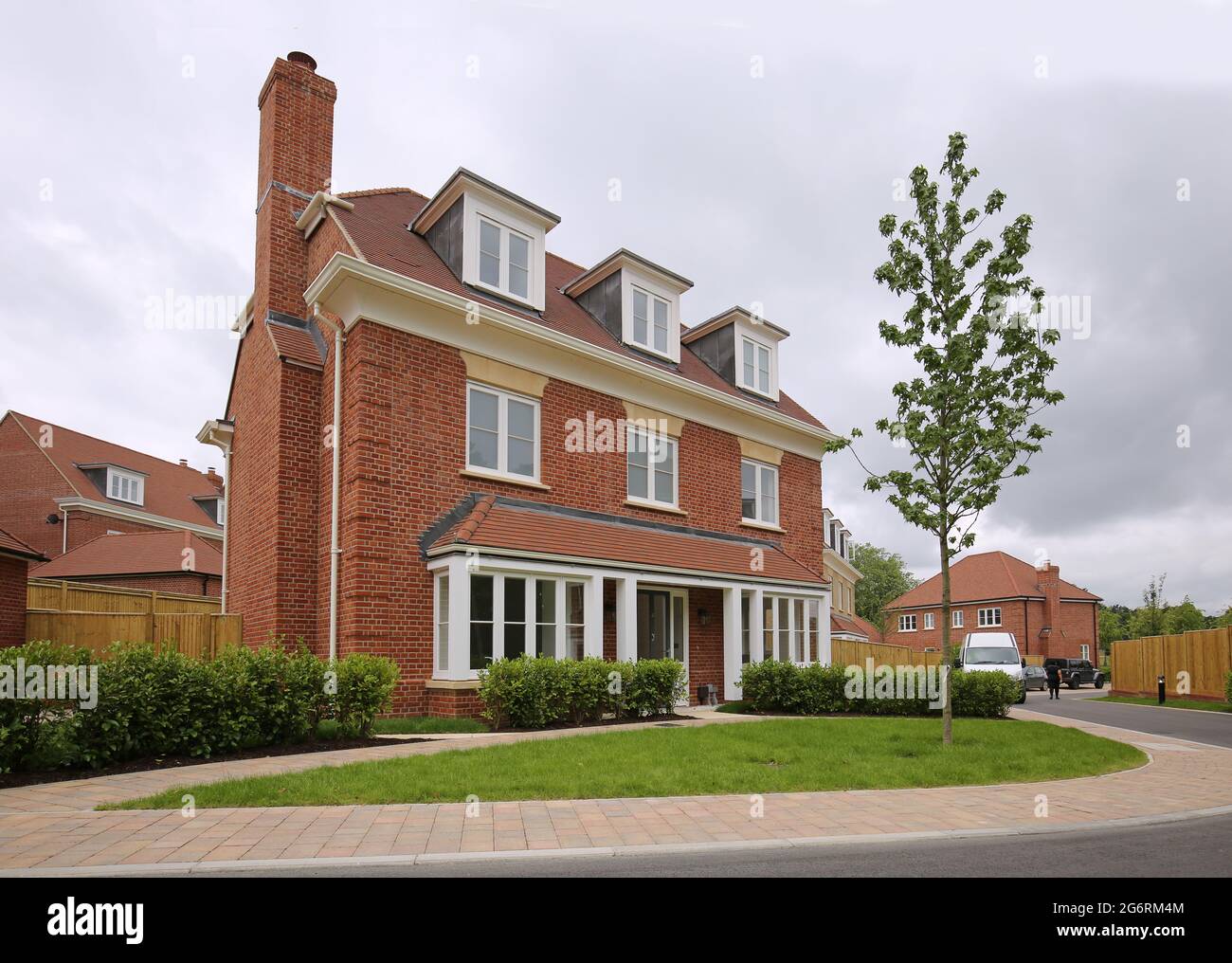 Newly completed luxury houses in Berkeley Home's Trent Park development ...