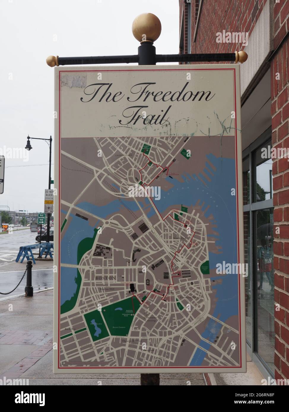 Boston Freedom Trail Map