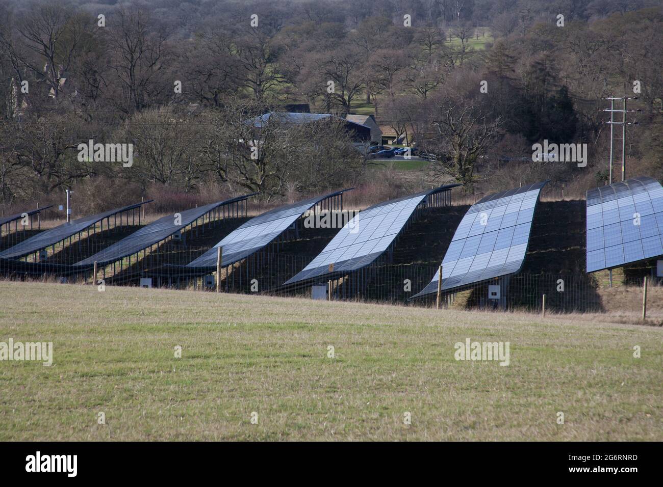 A community owned solar farm in West Oxfordshire, UK Stock Photo - Alamy