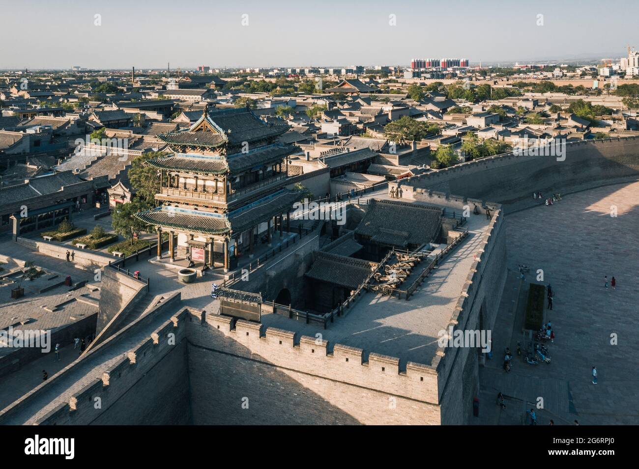 Aerial View of Pingyao Ancient City, A Traditional Chinese Old City in Shanxi Stock Photo - Alamy