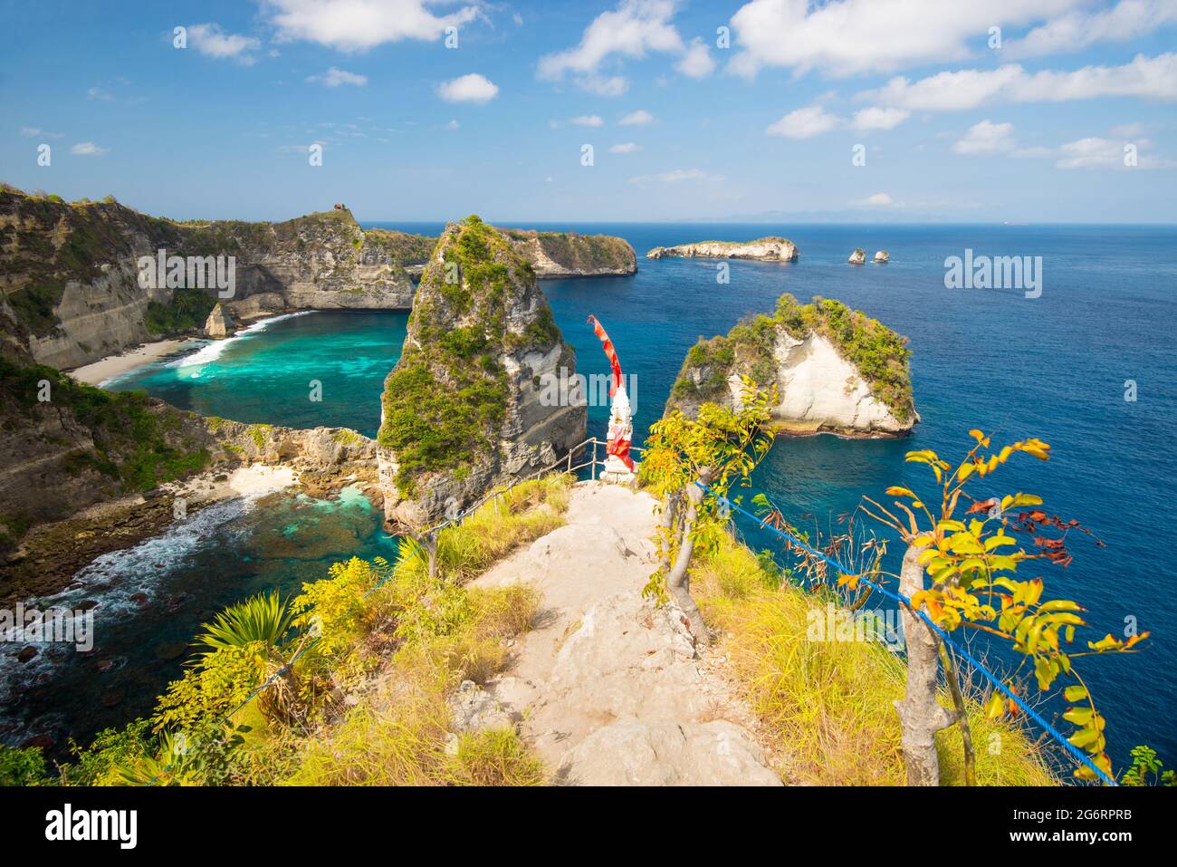 Thousand Island Viewpoint - Nusa Penida, Indonesia, Bali Stock Photo ...